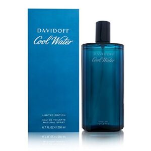 davidoff cool water eau de toilette spray for men, 6.7 fluid ounce