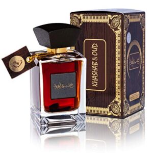 arabiyat khashab & oud brown – eau de parfum oriental, woody & cedar perfume for men & women 100ml