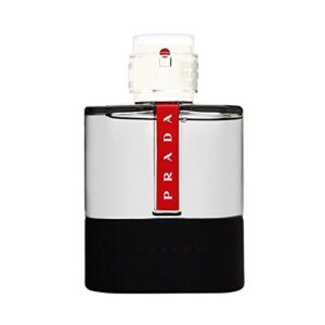 prada luna rossa carbon for men eau de toilette spray, 3.4 ounce