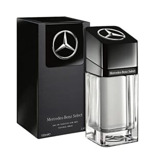 Mercedes-Benz Select - Elegant Fragrance With Fresh, Sensual Floral Notes - Mesmerize The Senses With Original Luxury Men’s Eau De Toilette Spray - Endless Day Through Night Scent Payoff - 3.4 OZ