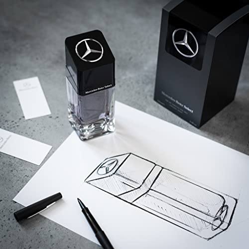 Mercedes-Benz Select - Elegant Fragrance With Fresh, Sensual Floral Notes - Mesmerize The Senses With Original Luxury Men’s Eau De Toilette Spray - Endless Day Through Night Scent Payoff - 3.4 OZ