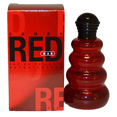 Samba Red By Perfumers Workshop For Men. Eau De Toilette Spray 3.4 Ounces