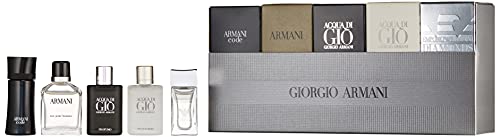 Armani 5 Piece Set For Men (Code 4ml/Diamonds 4ml/Adg 5ml/Green 7ml/Adg Profumo 5ml)