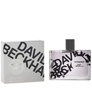 David Beckham Homme by David Beckham for Men - 2.5 oz EDT Spray, Eau De Toilette Spray