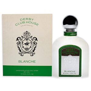 armaf derby club house blanche edt spray men 3.4 oz