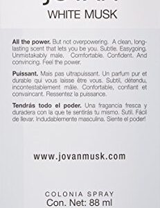 Jovan White Musk by Jovan for Men - 3 Ounce EDC Spray