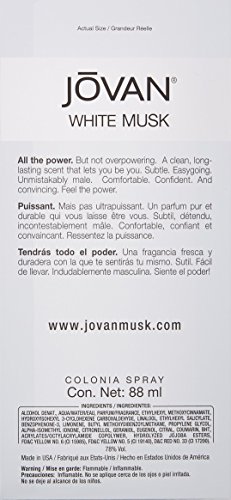 Jovan White Musk by Jovan for Men - 3 Ounce EDC Spray