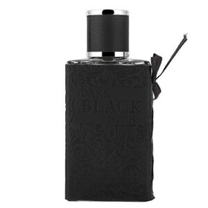 men cologne perfume, french men fragrance long-lasting eau de toilette birthday gift for business date and dinner 80ml(yt1761 black)