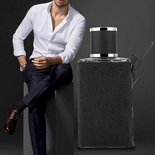 Men Cologne Perfume, French Men Fragrance Long-Lasting Eau de Toilette Birthday Gift for Business Date and Dinner 80ML(YT1761 Black)