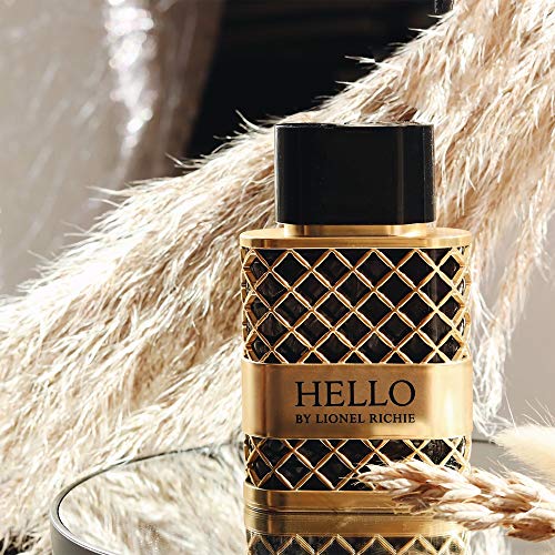 Lionel Richie Hello For Men - Classic Yet Adventurous, Effortlessly Seductive Eau De Toilette For Him - Refreshing Fougère Blend With Warm, Amber Notes - Intense, Long Lasting Fragrance - 1 oz