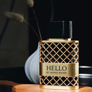 Lionel Richie Hello For Men - Classic Yet Adventurous, Effortlessly Seductive Eau De Toilette For Him - Refreshing Fougère Blend With Warm, Amber Notes - Intense, Long Lasting Fragrance - 1 oz