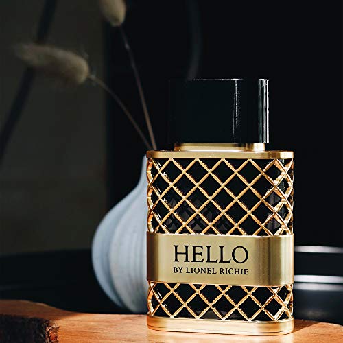 Lionel Richie Hello For Men - Classic Yet Adventurous, Effortlessly Seductive Eau De Toilette For Him - Refreshing Fougère Blend With Warm, Amber Notes - Intense, Long Lasting Fragrance - 1 oz