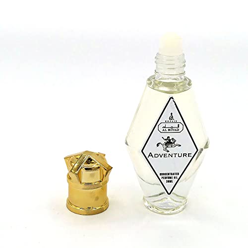 Maison d'Orient ADVENTURE 20 mL for Men Roll-On Attar | Premium Perfume Oil | Alcohol-Free | Vegan & Cruelty-Free Arabian Fragrances | House of AL RIYAD Dubai