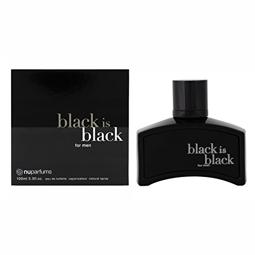 Spectrum Perfumes Black is Black Eau De Toilette Spray for Men, 3.4 Ounce