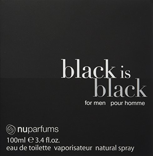 Spectrum Perfumes Black is Black Eau De Toilette Spray for Men, 3.4 Ounce