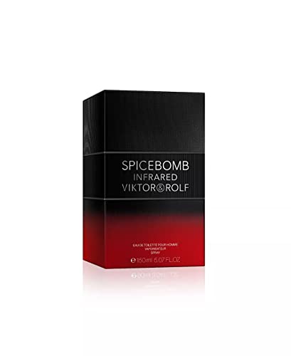 Viktor & Rolf Spicebomb Infrared for Men Eau de Toilette Spray, 5.07 Ounce