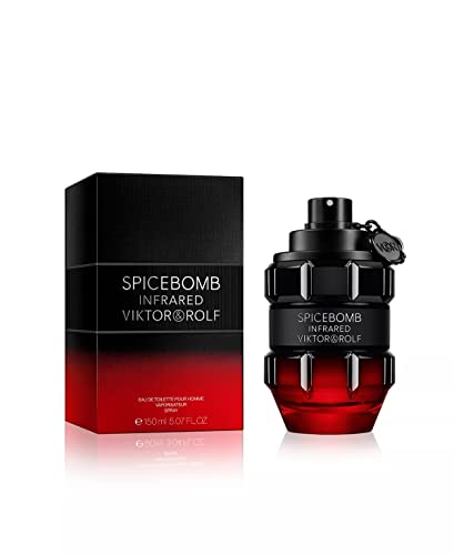 Viktor & Rolf Spicebomb Infrared for Men Eau de Toilette Spray, 5.07 Ounce