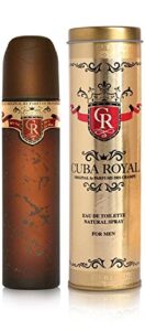 cuba royal by cuba for men eau de toilette spray, gold, 3.3 ounce