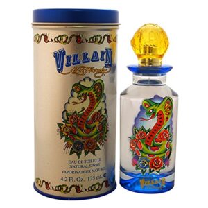 ed hardy villain eau de toilette spray for men, 4.2 ounce