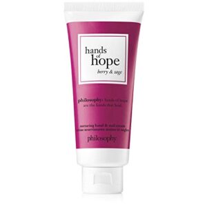 philosophy hands of hope hand and nail cream, berry and sage, 1 oz