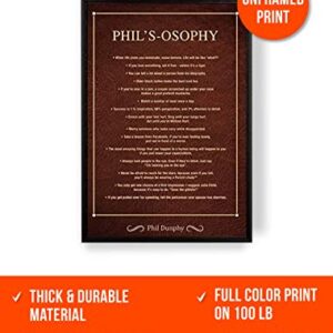 Modern Family Poster – Cool TV Props Family Posters Inspired by Phils Osophy Book Modern Family Merchandise – Modern Family Life Lessons From Dad – Cool College Posters from Loving Family Dad Phil