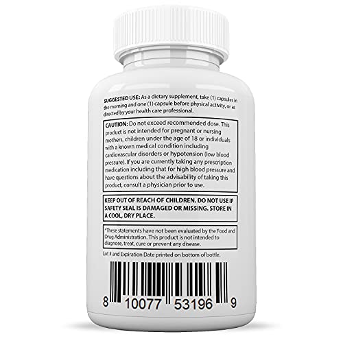 Justified Laboratories Blood Balance Max 1295MG Formula All Natural Supplement Pills 60 Capsules