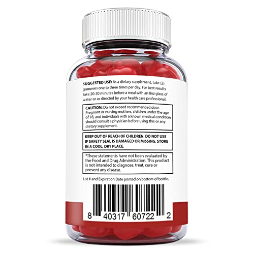 Justified Laboratories (3 Pack) Supreme Keto ACV Gummies 1000MG with Pomegranate Juice Beet Root B12 180 Gummys