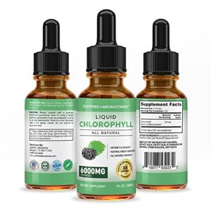 (10 Pack) Liquid Chlorophyll Drops Maximum Strength 6000MG Concentrate Packed Antioxidants Minerals and Vitamins 120 Servings Per Bottle