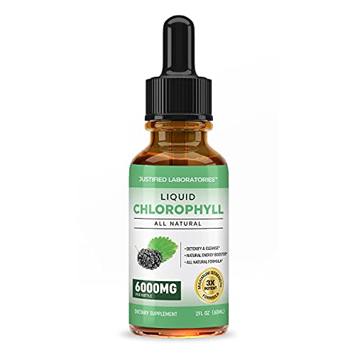 (10 Pack) Liquid Chlorophyll Drops Maximum Strength 6000MG Concentrate Packed Antioxidants Minerals and Vitamins 120 Servings Per Bottle