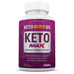 (3 Pack) Keto Burn DX Max Pills 1200MG Includes Includes Apple Cider Vinegar goBHB Exogenous Ketones Advanced Ketosis Support for Men Women180 Capsules