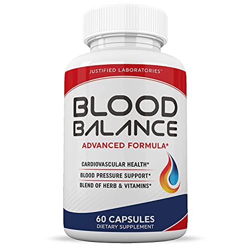 (2 Pack) Blood Balance Advanced Formula 620MG All Natural Formula Supplement Pills 120 Capsules