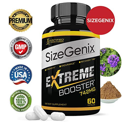 (3 Pack) Sizegenix 742mg All Natural Advanced Men's Health Formula 180 Capsules