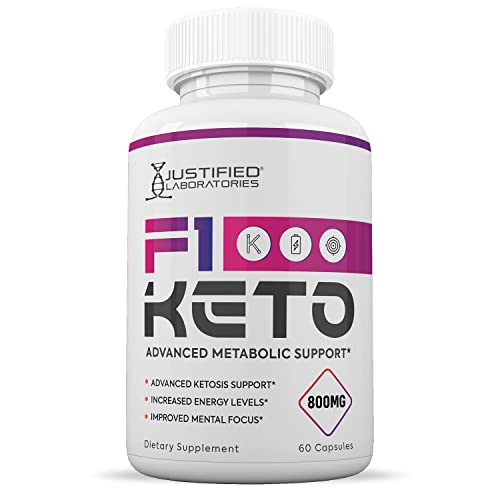 (3 Pack) F1 Keto Pills 800MG Includes goBHB Exogenous Ketones Advanced Ketosis Support for Men Women 180 Capsules