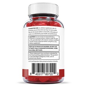 Justified Laboratories (5 Pack) Supreme Keto ACV Gummies 1000MG with Pomegranate Juice Beet Root B12 300 Gummys