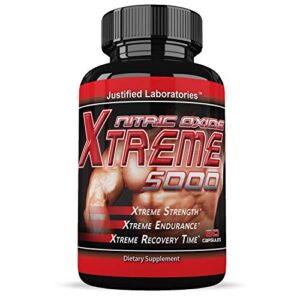 (3 Pack) Nitric Oxide Xtreme 5000 All Natural Advanced Men's Heath Formula 60 Capsules