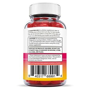 Justified Laboratories (10 Pack) Try Quick Keto ACV Gummies 1000MG with Pomegranate Juice Beet Root B12 600 Gummys