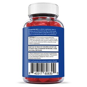 Justified Laboratories (10 Pack) Slim Candy Keto ACV Gummies 1000MG with Pomegranate Juice Beet Root B12 600 Gummy