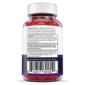 Justified Laboratories (10 Pack) Bio Lyfe Keto ACV Gummies 1000MG with Pomegranate Juice Beet Root B12 600 Gummys