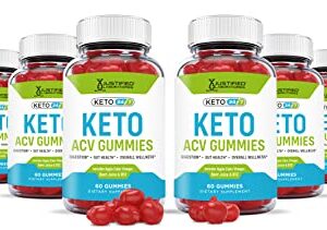 Justified Laboratories (10 Pack) Keto 24/7 Gummies 1000MG ACV with Pomegranate Juice Beet Root B12 600 Gummys