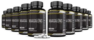 (10 pack) maasalong all natural advanced men’s health masalong formula 600 capsules