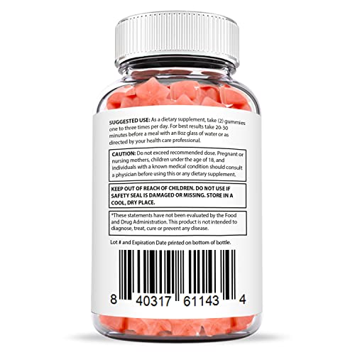 Justified Laboratories (3 Pack) Lifetime Keto Max Gummies 448MG Contains Organic Bamboo Acai Berry with Pomegranate Juice 180 Gummys