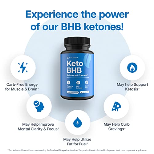 Keto Pills for Weight Loss - Keto BHB for Ketosis - Raspberry Ketones for Weight Loss - BHB Exogenous Ketones for Fast Keto Burn - BHB Keto Pills for Weight Loss - Keto Diet Pills for Women and Men