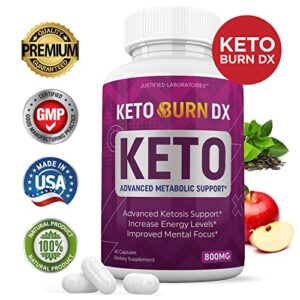 (3 Pack) Keto Burn DX Pills 800MG Includes Apple Cider Vinegar goBHB Exogenous Ketones Advanced Ketosis Support for Men Women 180 Capsules