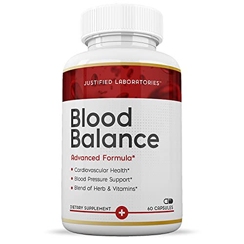 (2 Pack) Blood Balance Advanced Formula 620MG All Natural Fomrula Supplement Pills 120 Capsules