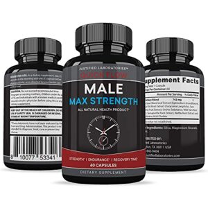 (5 Pack) Quick Flow Male Max Strength 742MG All Natural Advanced Men's Heath Formula 300 Capsules