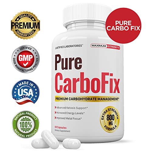 Pure Carbo Fix Carbohydrate Management Formula Carbofix Support for Men Women 2 Bottles