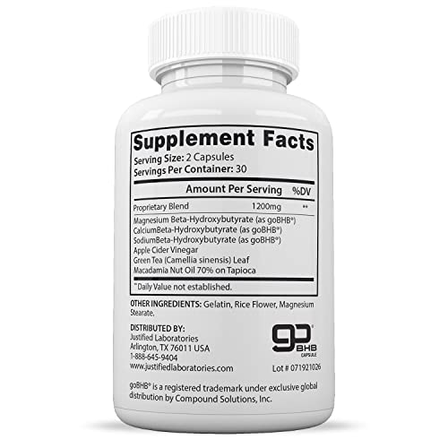 Optimal Max Keto Pills Includes Apple Cider Vinegar Patented goBHB® Exogenous Ketones Advanced Ketogenic Supplement Ketosis Support for Men Women 60 Capsules