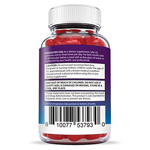 Justified Laboratories (2 Pack) Keto Apple Cider Vinegar Gummies 1000MG ACV Made from The Mother with Pomegranate Juice Beet Root B12 120 Gummys