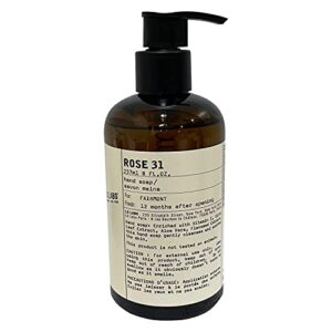 le labo rose 31 luxury hand soap 8 oz hand wash