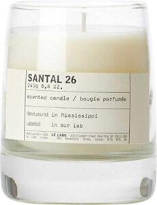 le labo santal 26 scented candle – 245g / 8.6 oz.